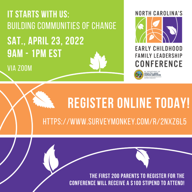 Register Now: Early Childhood Parent Leadership Conference - ECIC